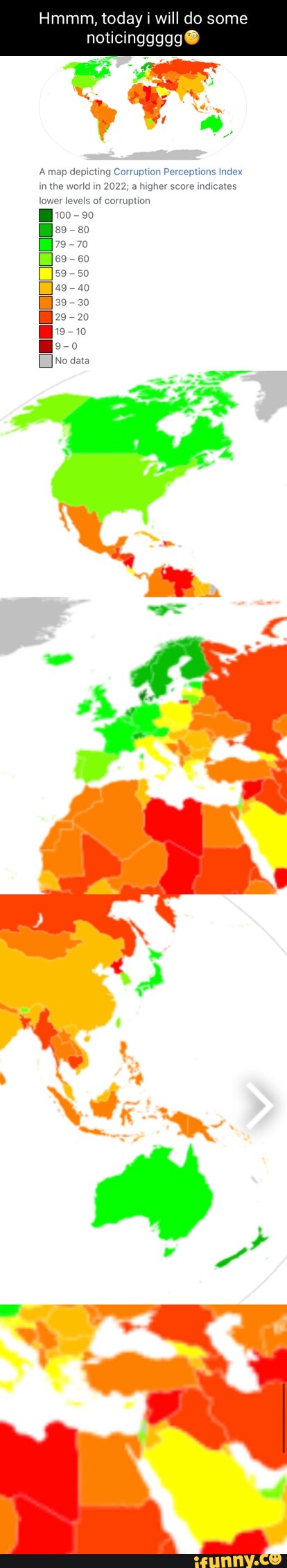 Hmmm, today i will do some noticinggggg@ A map depicting Corruption ...