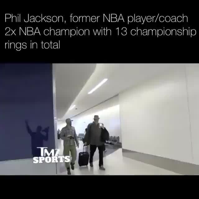 Phil Jackson, former NBA NBA champion with 13 championship rings in ...