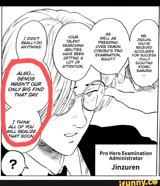 IDION'T REALLY DO ANYTHING. ALSO.,, GENOS WASN'T OUR ONLY BIG FIND THAT ...