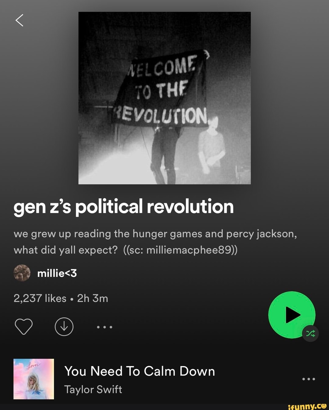 EVOLUTION gen z's political revolution we grew up reading the hunger ...