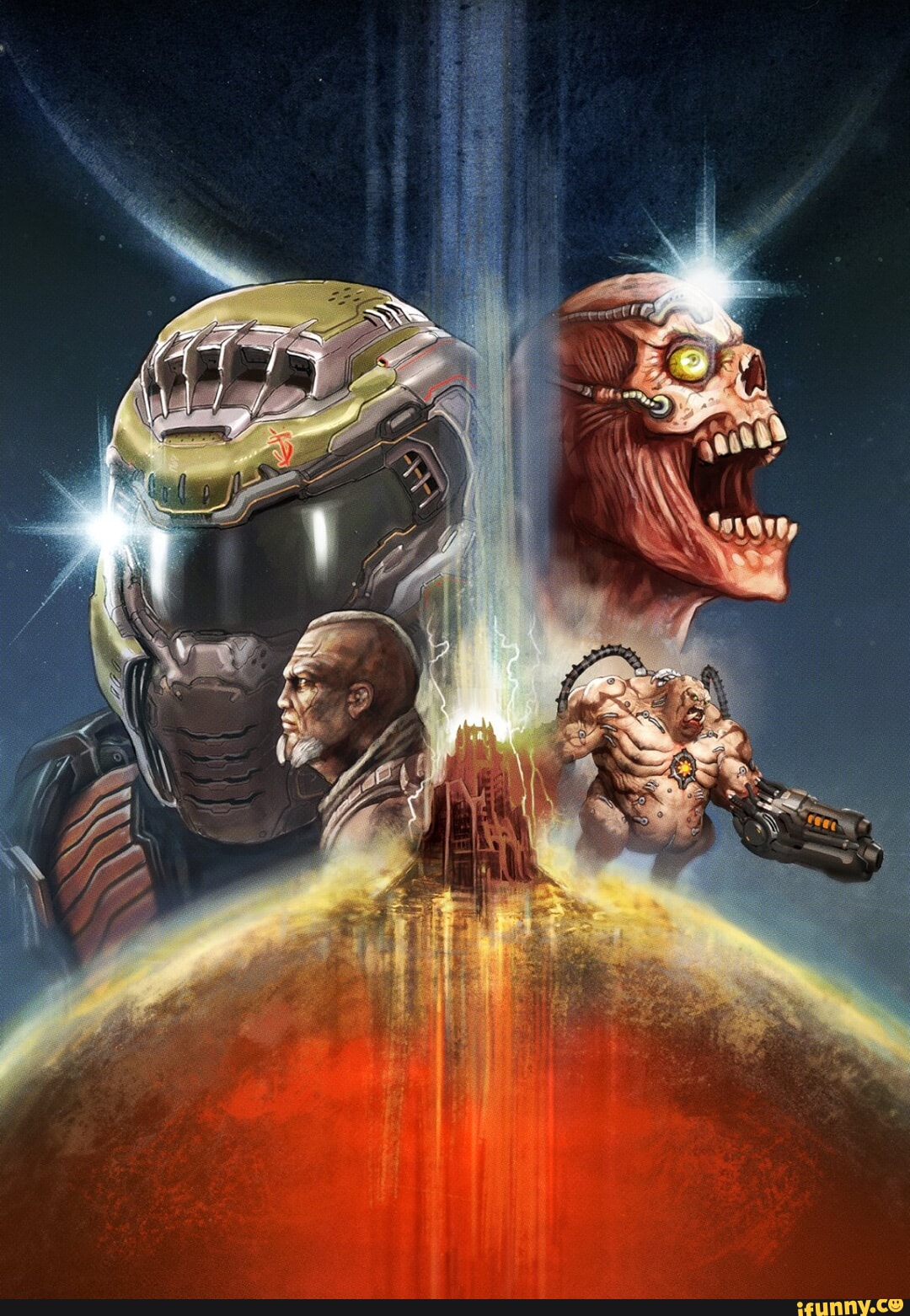 Doomslayer memes. Best Collection of funny Doomslayer pictures on iFunny