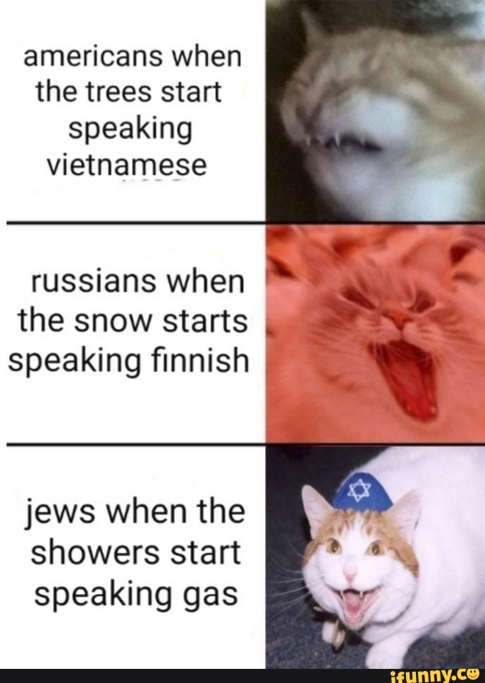 Americans when the trees start speaking Vietnamese the snow starts ...