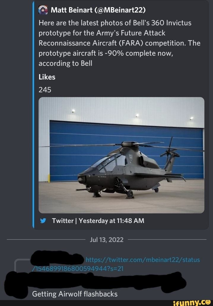 Matt Beinart (@MBeinart22) Here are the latest photos of Bell's 360 ...