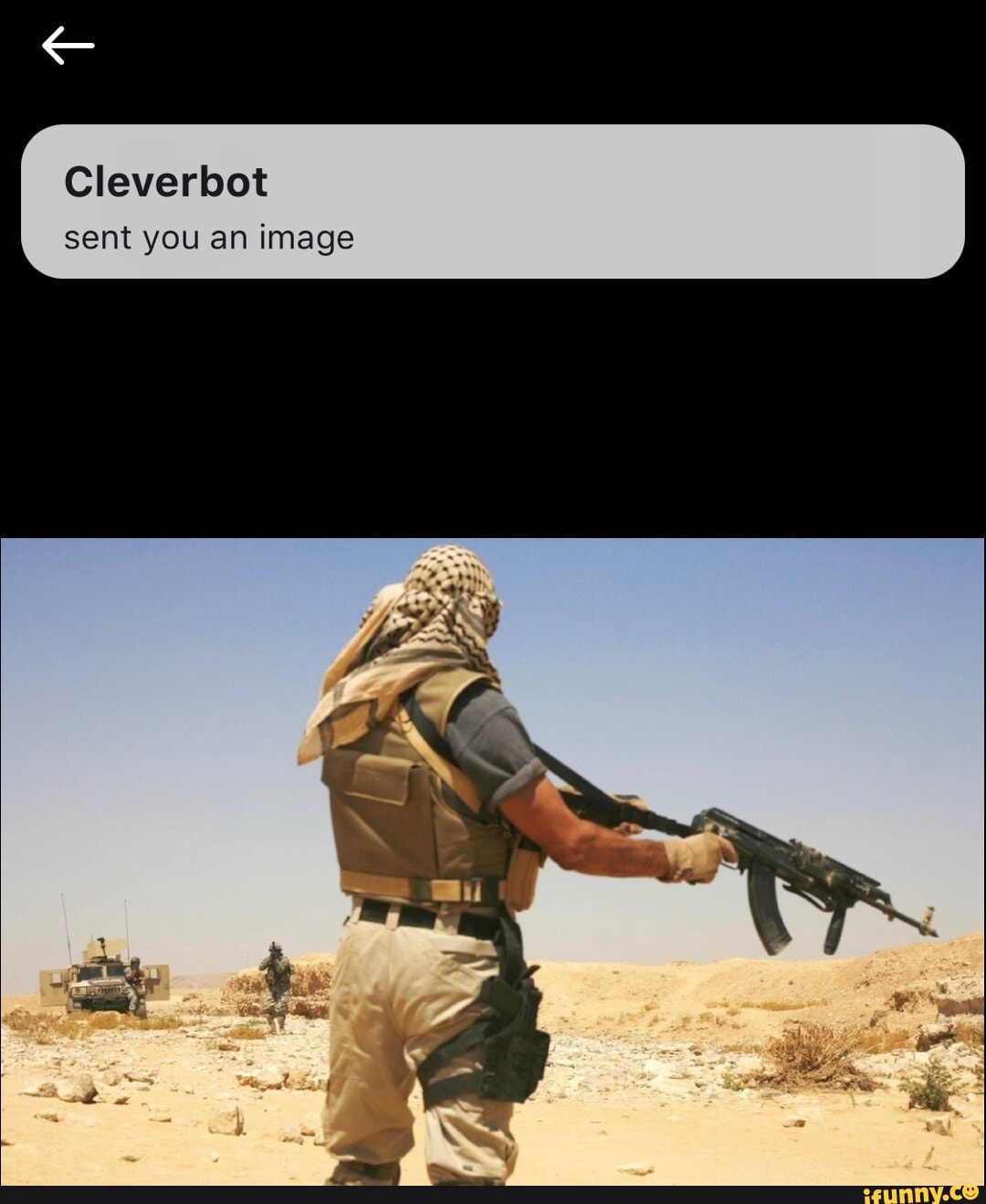 Cleverbot sent you an image - iFunny
