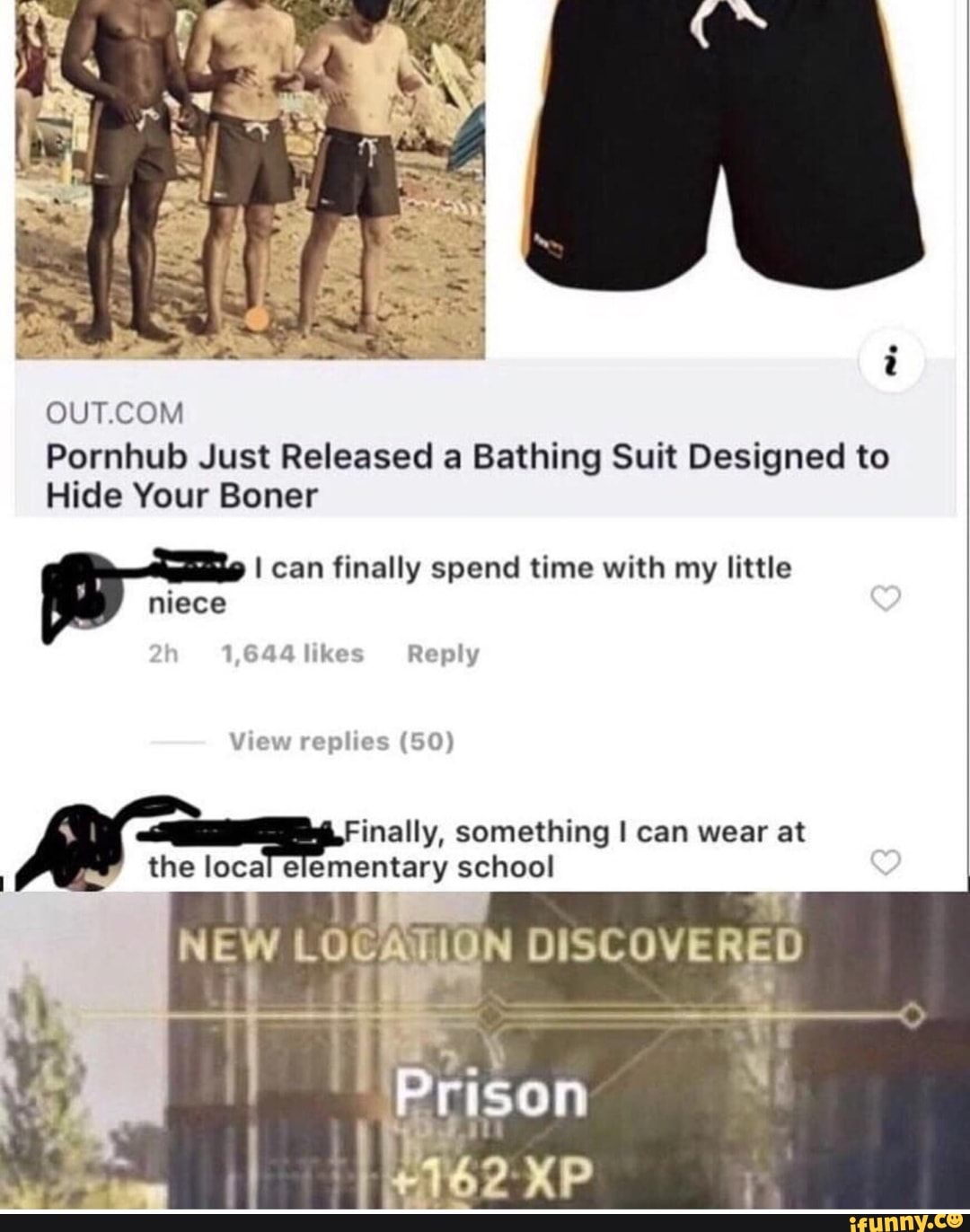 Ourcom Pornhub Just Released a Bathing Suit Designed to Hide Your Boner ...