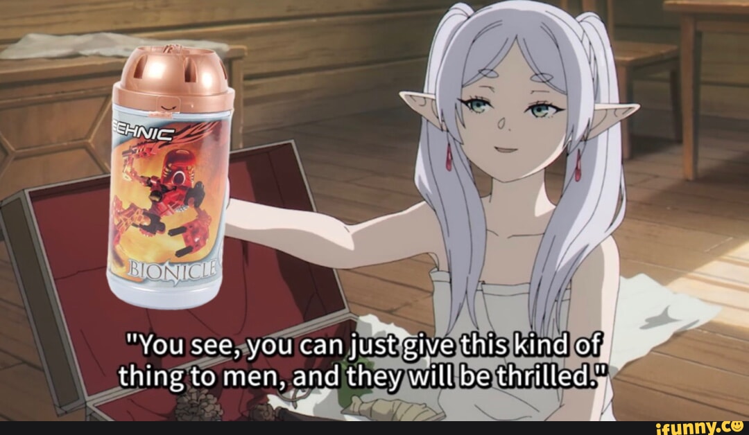 "You see, you can just eive this kind of thing to men. and they will be ...