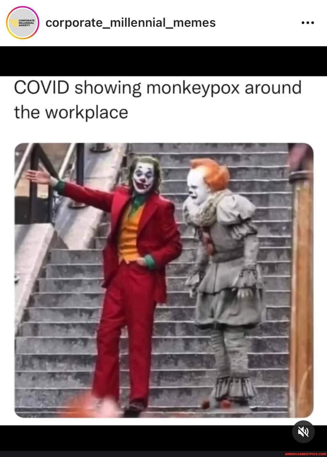 Corporate_millennial_memes COVID showing monkeypox around the workplace ...
