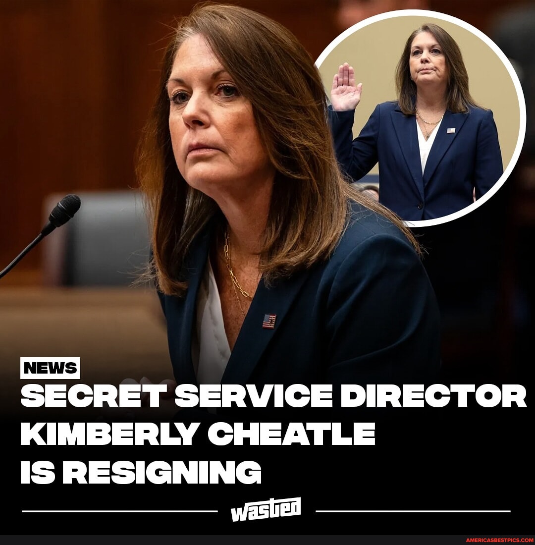 U.S. Secret Service Director Kimberly Cheatle is resigning today amid ...