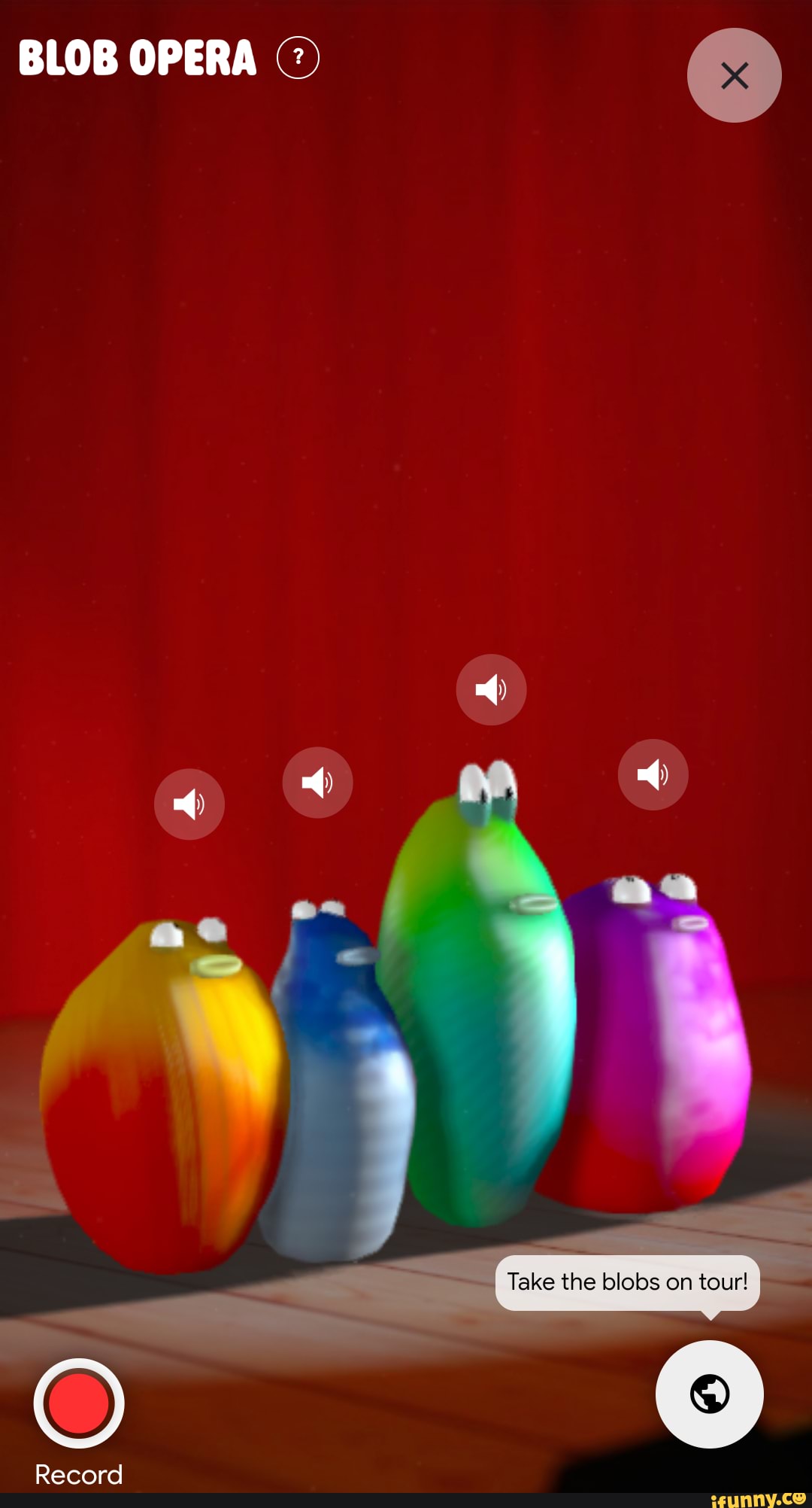 BLOB OPERA Take the blobs on tour! - iFunny