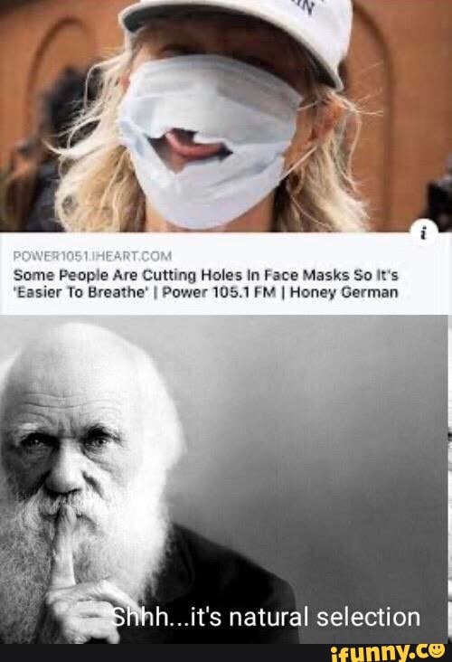 Some People Are Cutting Holes In Face Masks So It's 'Easier To Breathe ...