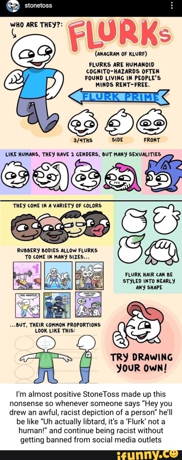 Stonetoss FLURKs (ANAGRAM OF KLURF) FLURKS ARE HUMANOID COGNITO-HAZARDS ...