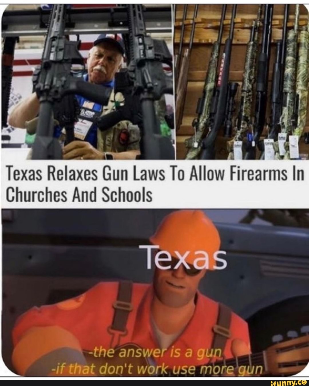 Texas Relaxes Gun Laws To Allow Firearms a Churches And Schools -ifthat ...