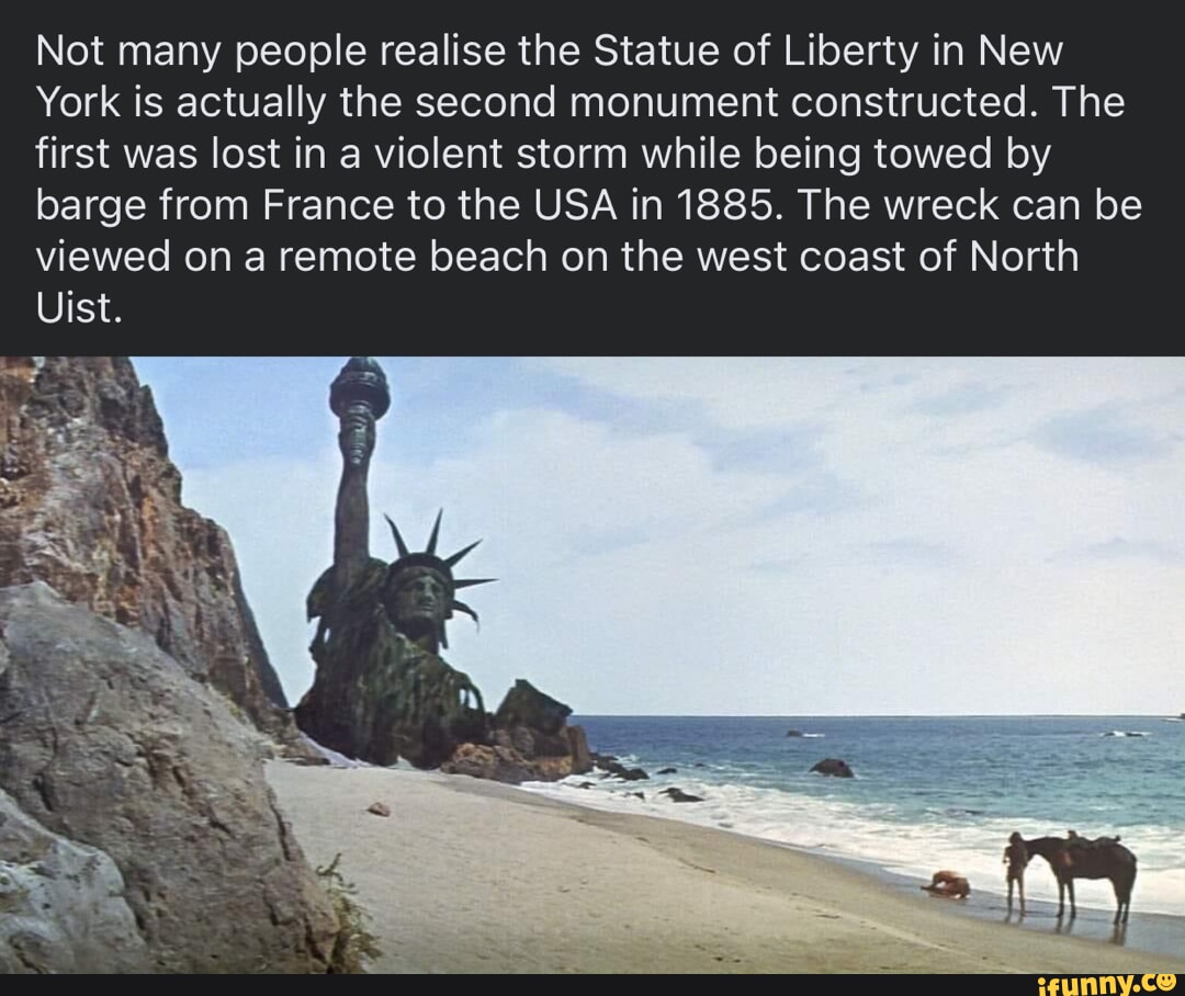Not many people realise the Statue of Liberty in New York is actually ...