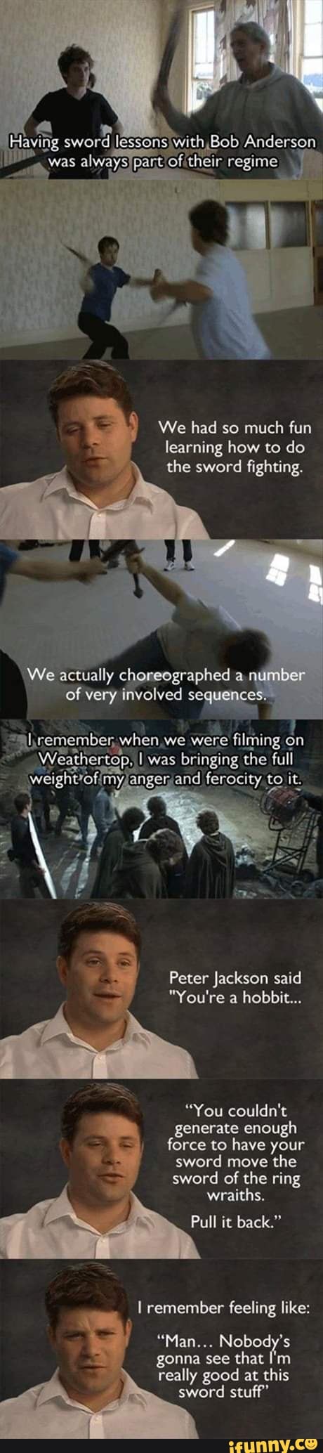 We had so much fun learning how to do the sword fighting. - iFunny