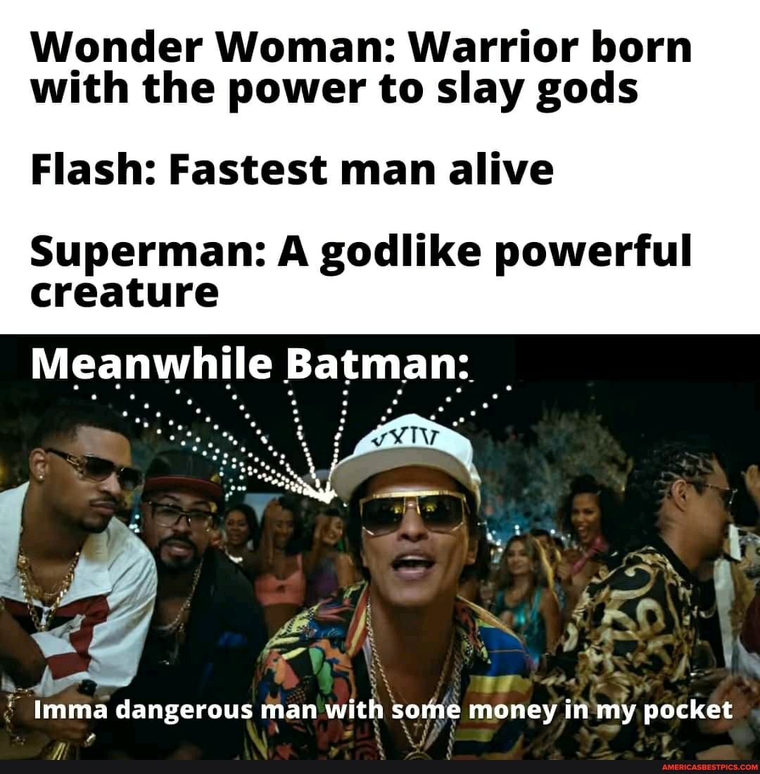 Wonder Woman: Warrior born with the power to slay gods Flash: Fastest ...