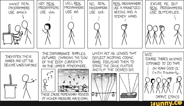 Emacs memes. Best Collection of funny Emacs pictures on iFunny