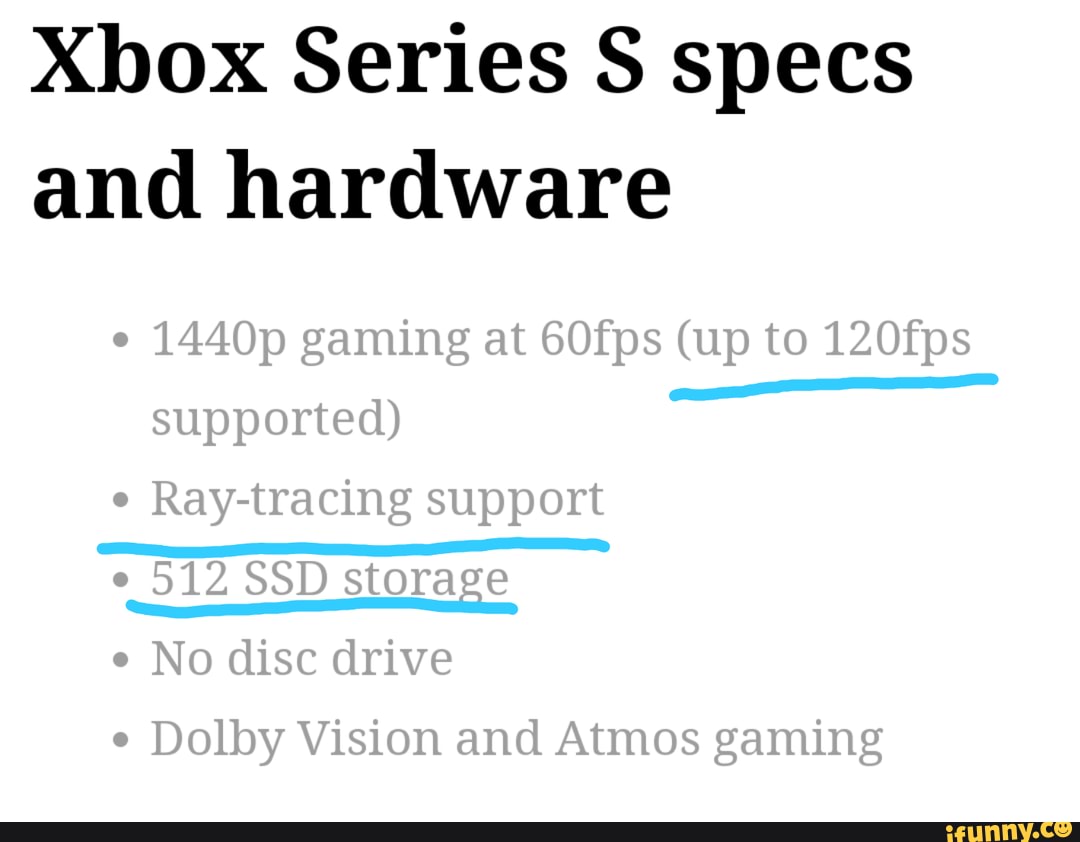 Xbox Series S specs and hardware 1440p gaming at 60fps (up to 120fps ...