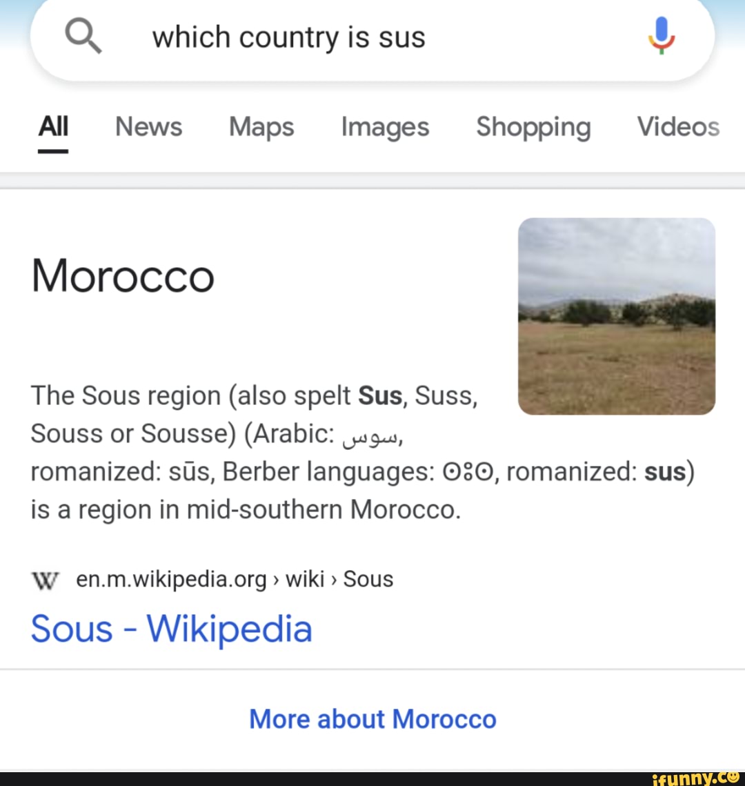 Which country is sus All News Maps~ Images Shopping Videos Morocco The ...