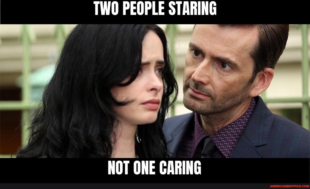 TWO PEOPLE STARING NOT ONE CARING - America’s best pics and videos