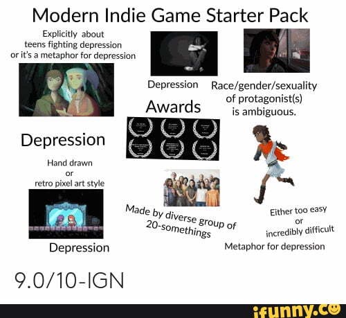 Modern Indie Game Starter Pack Explicitly about teens fighting ...
