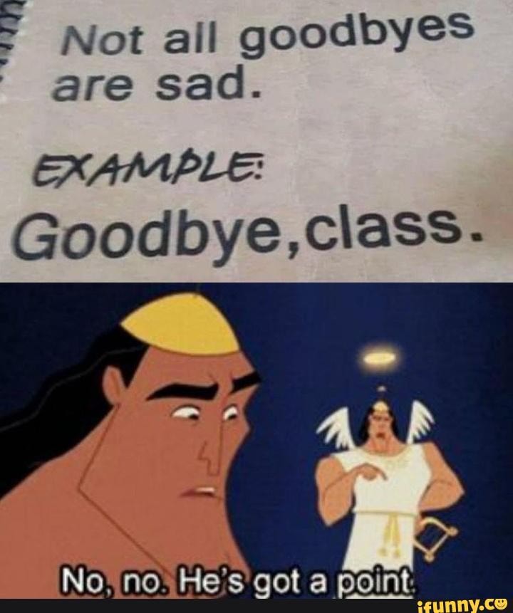 Sad Goodbye Meme