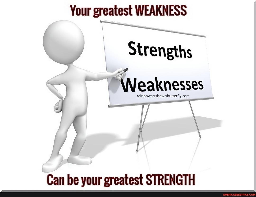 Your greatest WEAKNESS Strengths "Weaknesses Can be your greatest ...