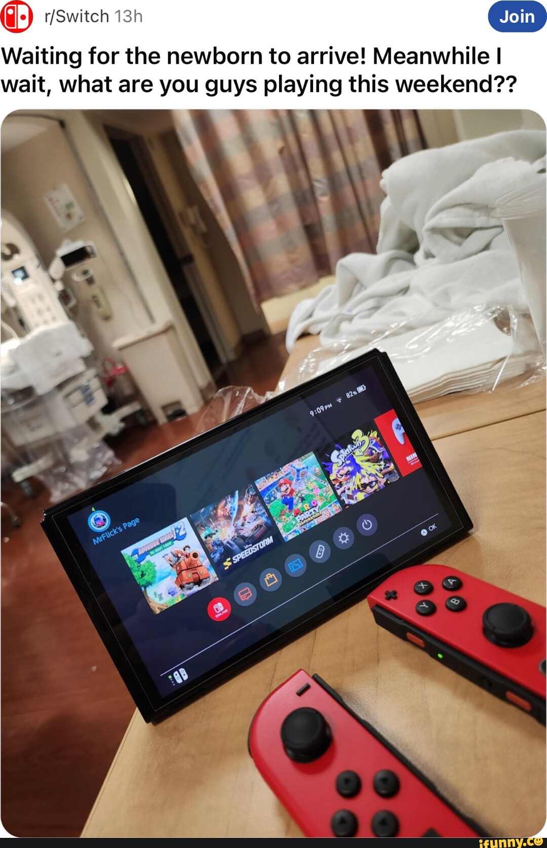 Switch Join Waiting for the newborn to arrive! Meanwhile I wait, what ...
