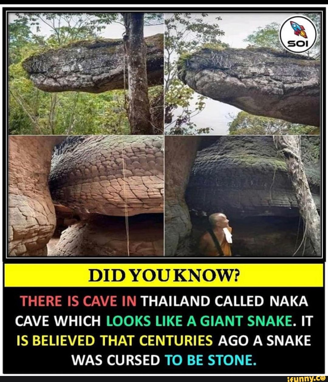 DID YOU KNOW? THERE IS CAVE IN THAILAND CALLED NAKA CAVE WHICH LOOKS ...