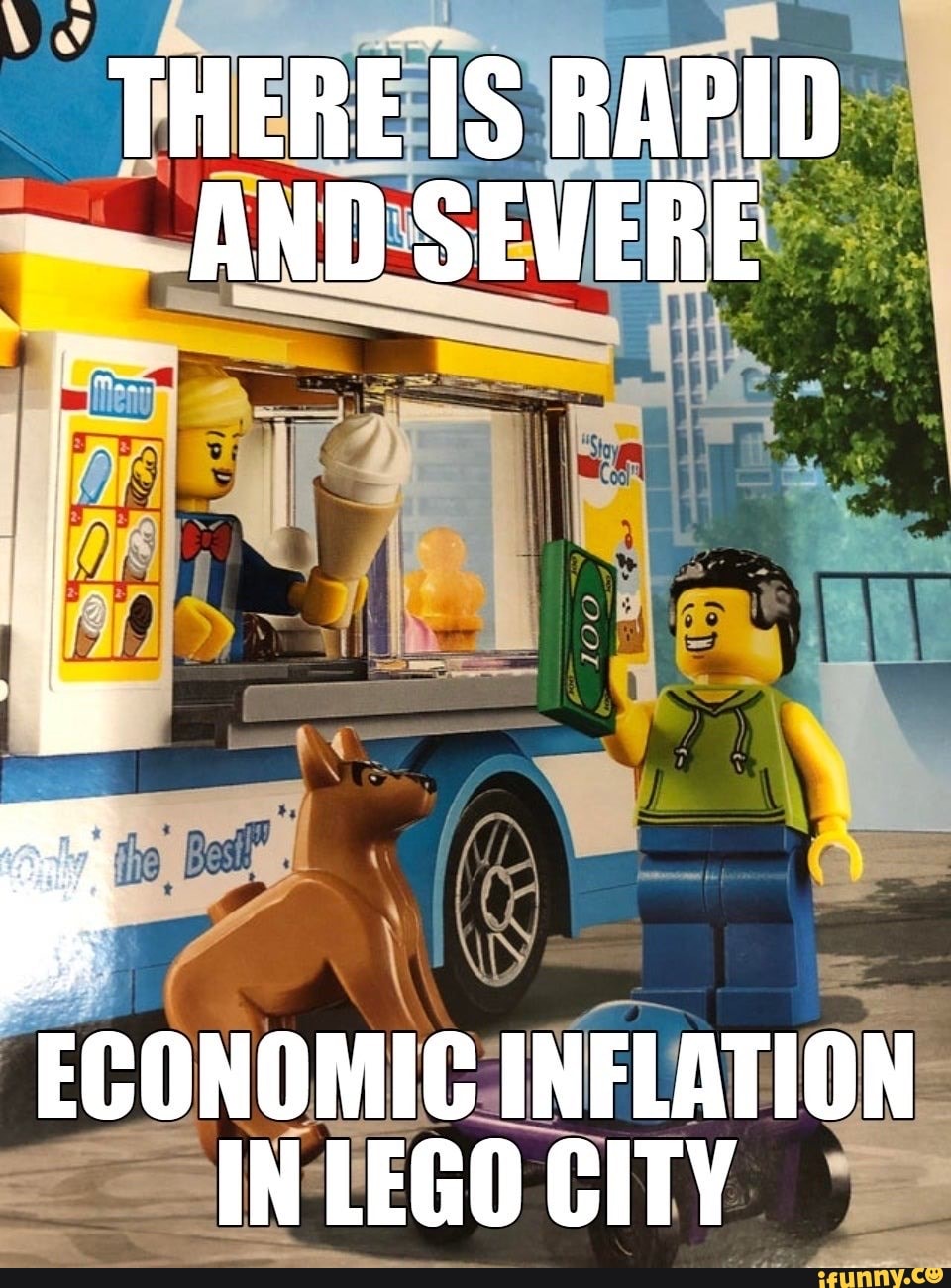 THERE IS RAPID AND SEVERE ECONOMIC INFLATION IN LEGO CITY - iFunny