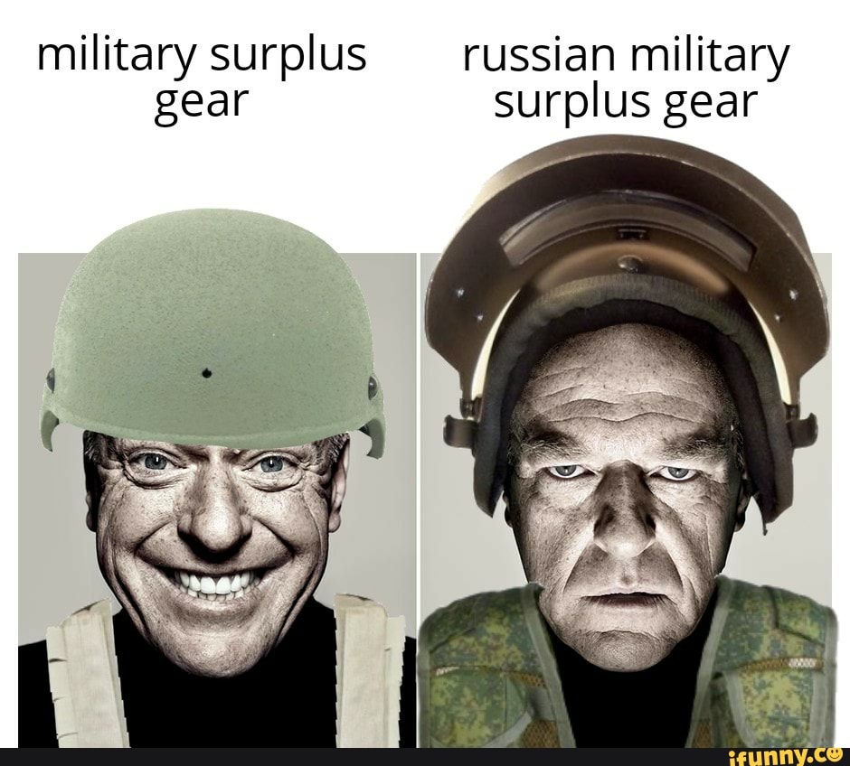 Military surplus russian military gear surplus gear - iFunny