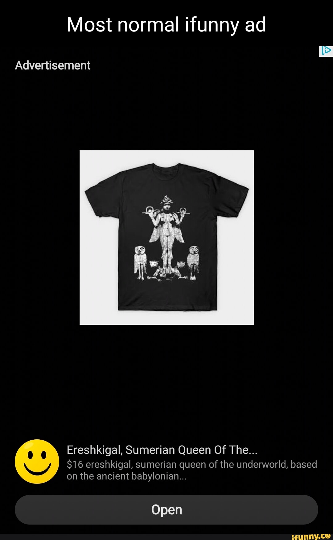 Most normal ifunny ad Advertisement Ereshkigal, Sumerian Queen Of The ...