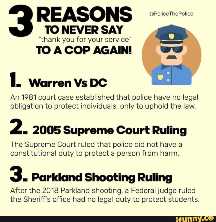 REASONS TO NEVER SAY "thank you for your service" TO A COP AGAIN! we ...