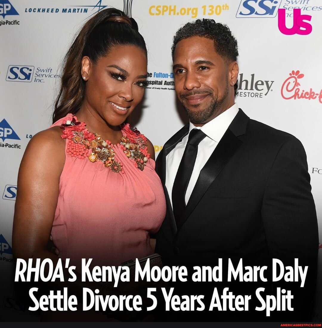 Kenya Moore and her ex-husband, Marc Daly, have FINALLY settled their ...