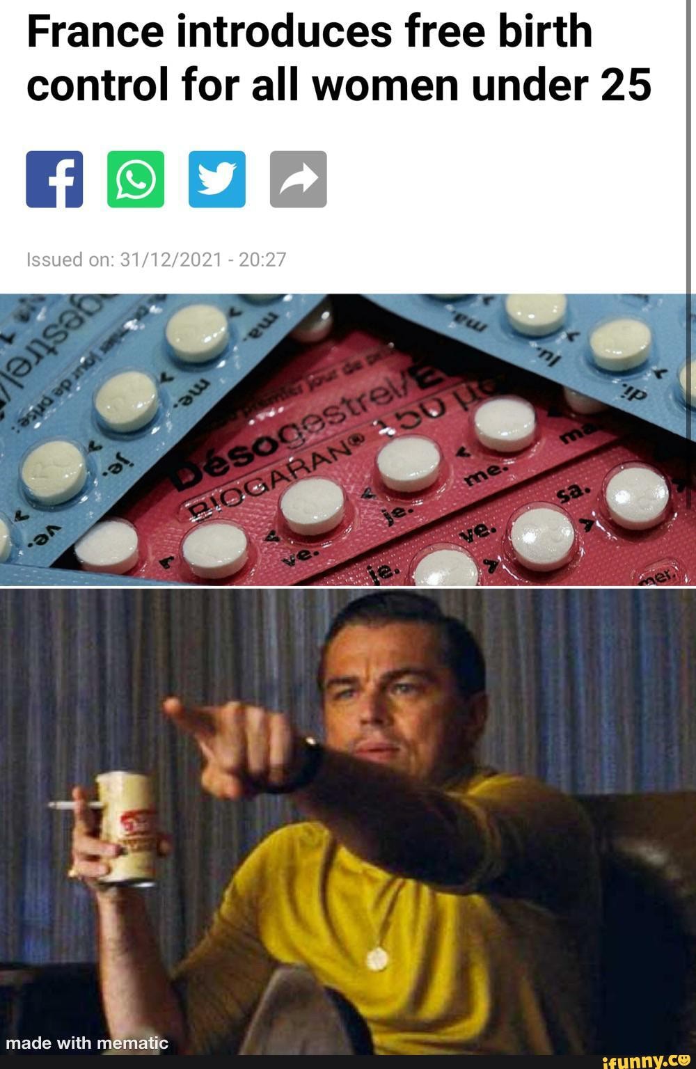 France introduces free birth control for all women under 25 Issued on ...