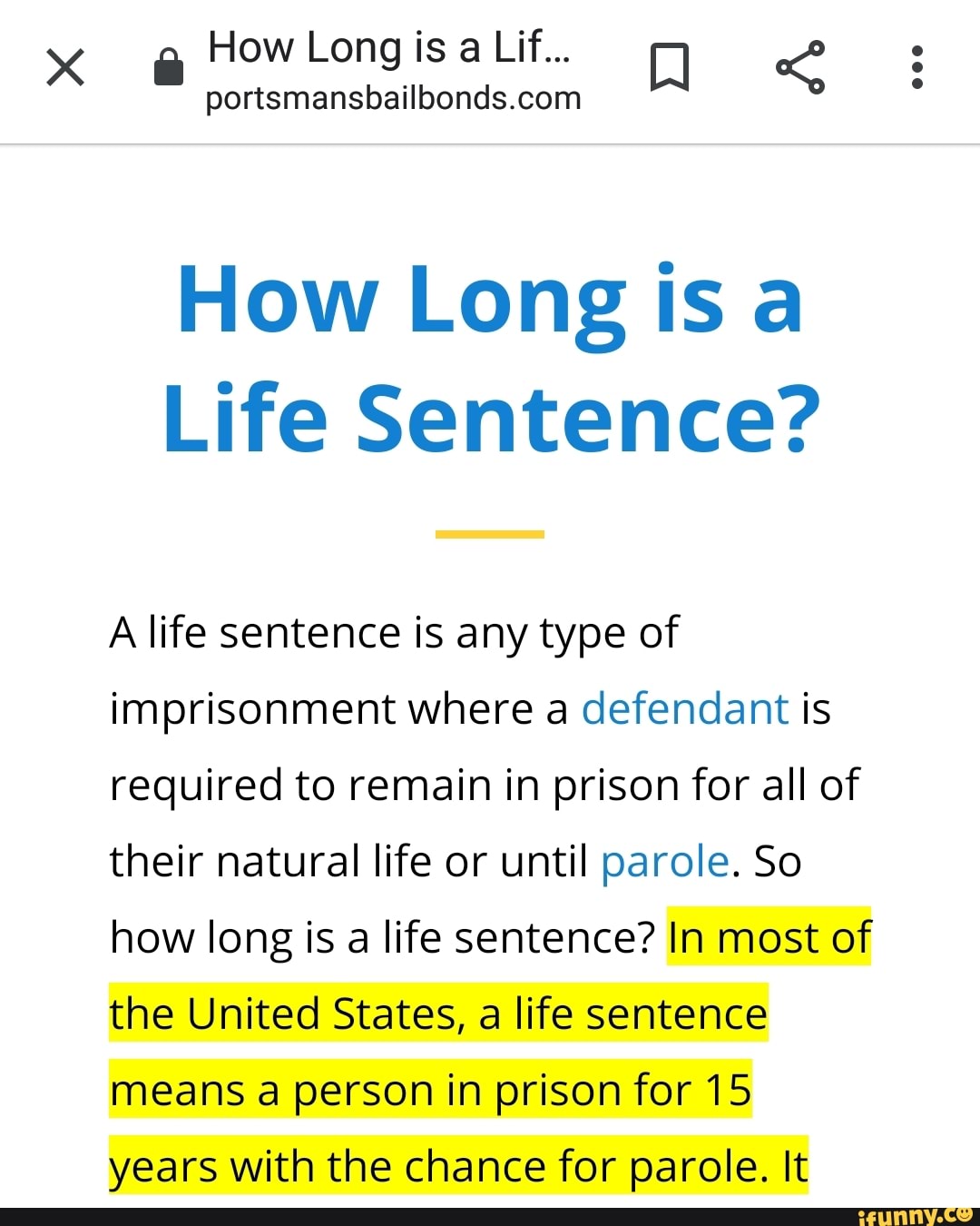 A How Long Is A Lif How Long Isa Life Sentence A Life Sentence Is