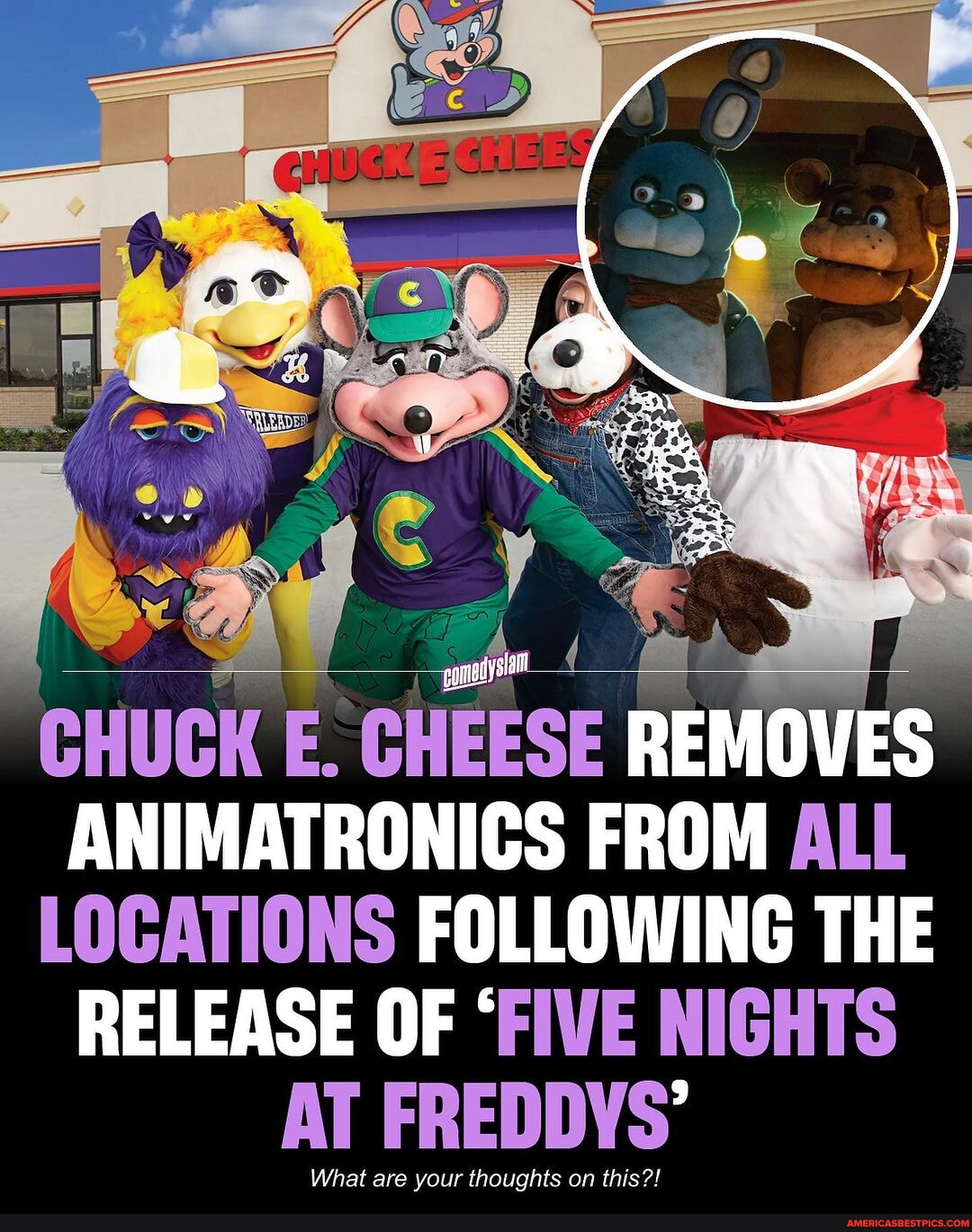 CHUCK E. CHEESE REMOVES ANIMATRONICS FROM ALL LOCATIONS FOLLOWING THE ...
