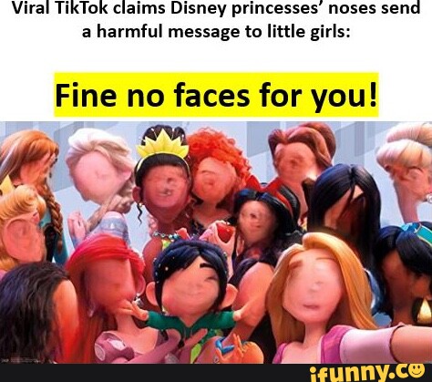 Viral TikTok claims Disney princesses noses send a harmful message to ...