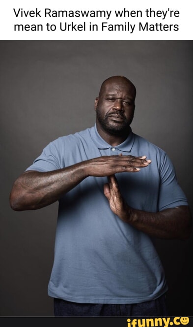 Vivek Ramaswamy when they're mean to Urkel in Family Matters - iFunny