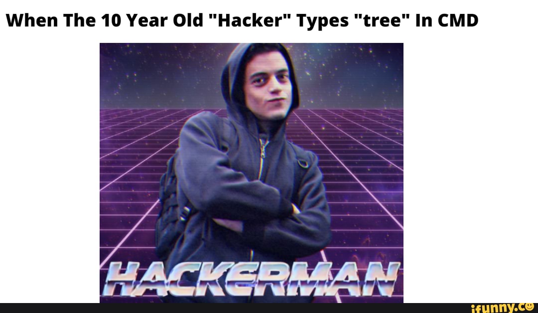 When The 10 Year Old "Hacker" Types "tree" In CMD - iFunny