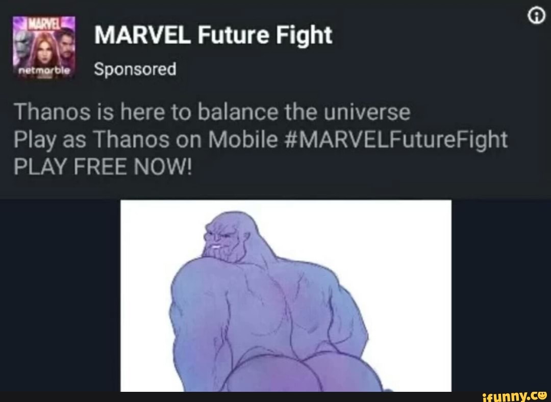 W MARVEL Future Fight mugs. Sponsored Thanos is here to balance the ...