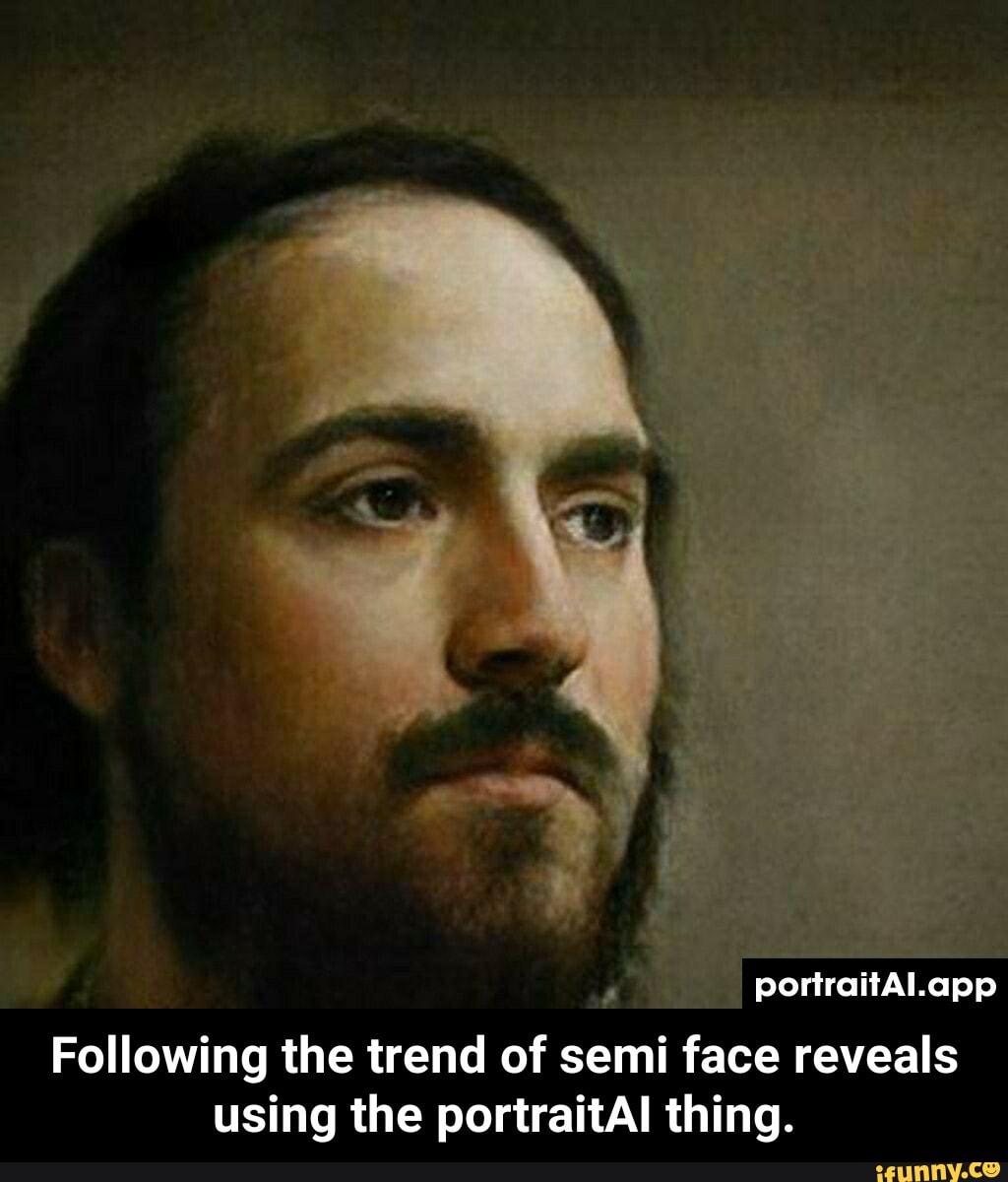 PortraitAl.app Following the trend of semi face reveals using the ...