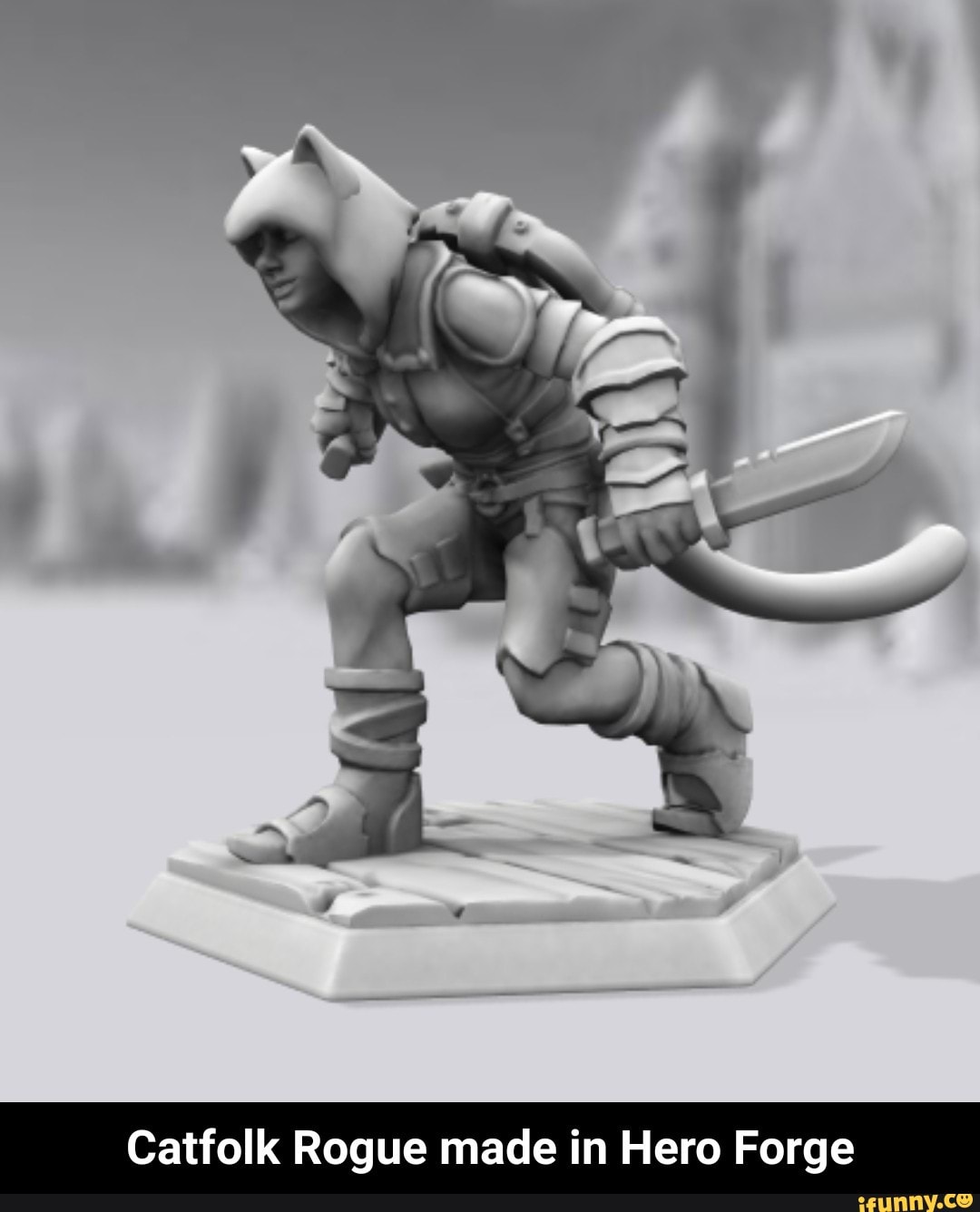 Catfolk Rogue made in Hero Forge - Catfolk Rogue made in Hero Forge ...