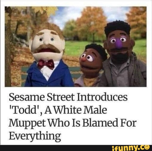 Sesame Street Introduces 'Todd', A White Male Muppet Who Is Blamed For ...