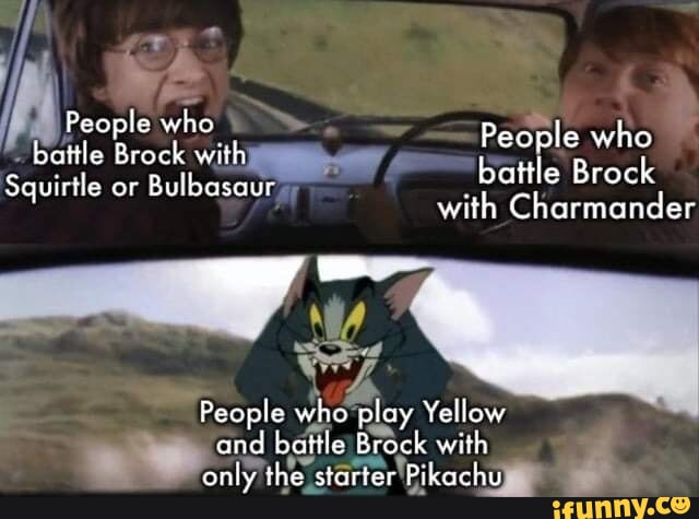 People who battle Brock with le or Bulb Peaple who batHe Brock with ...