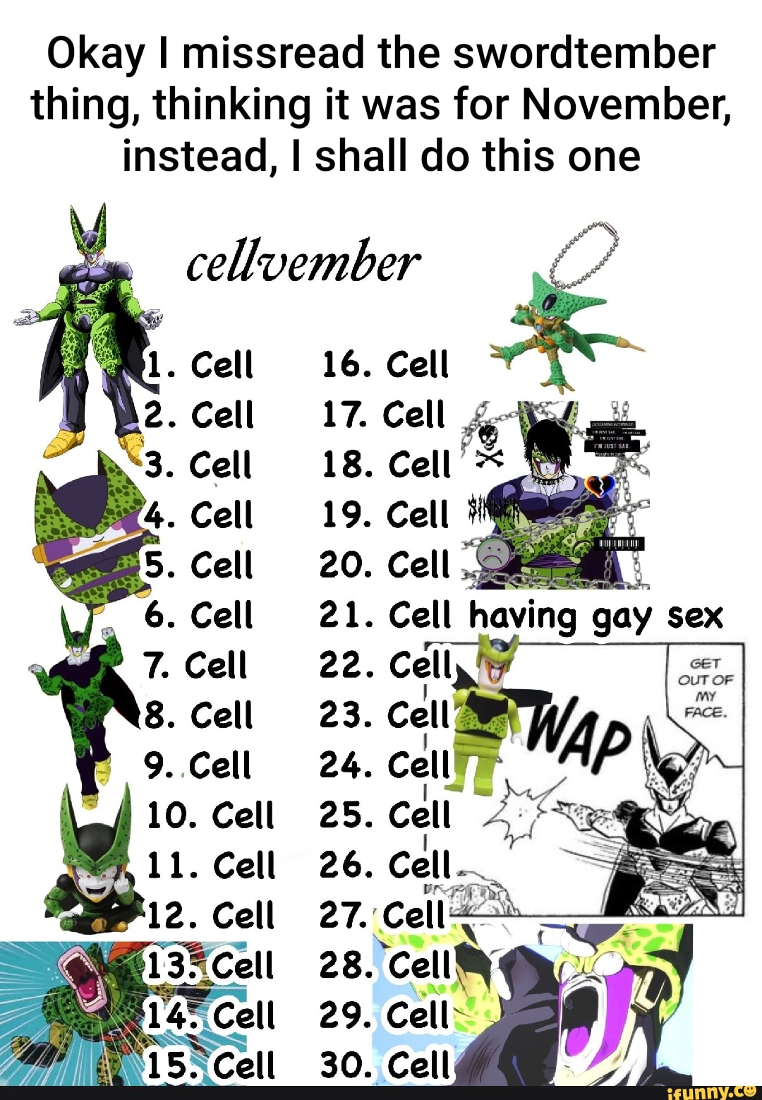 Cellvember memes. Best Collection of funny Cellvember pictures on iFunny