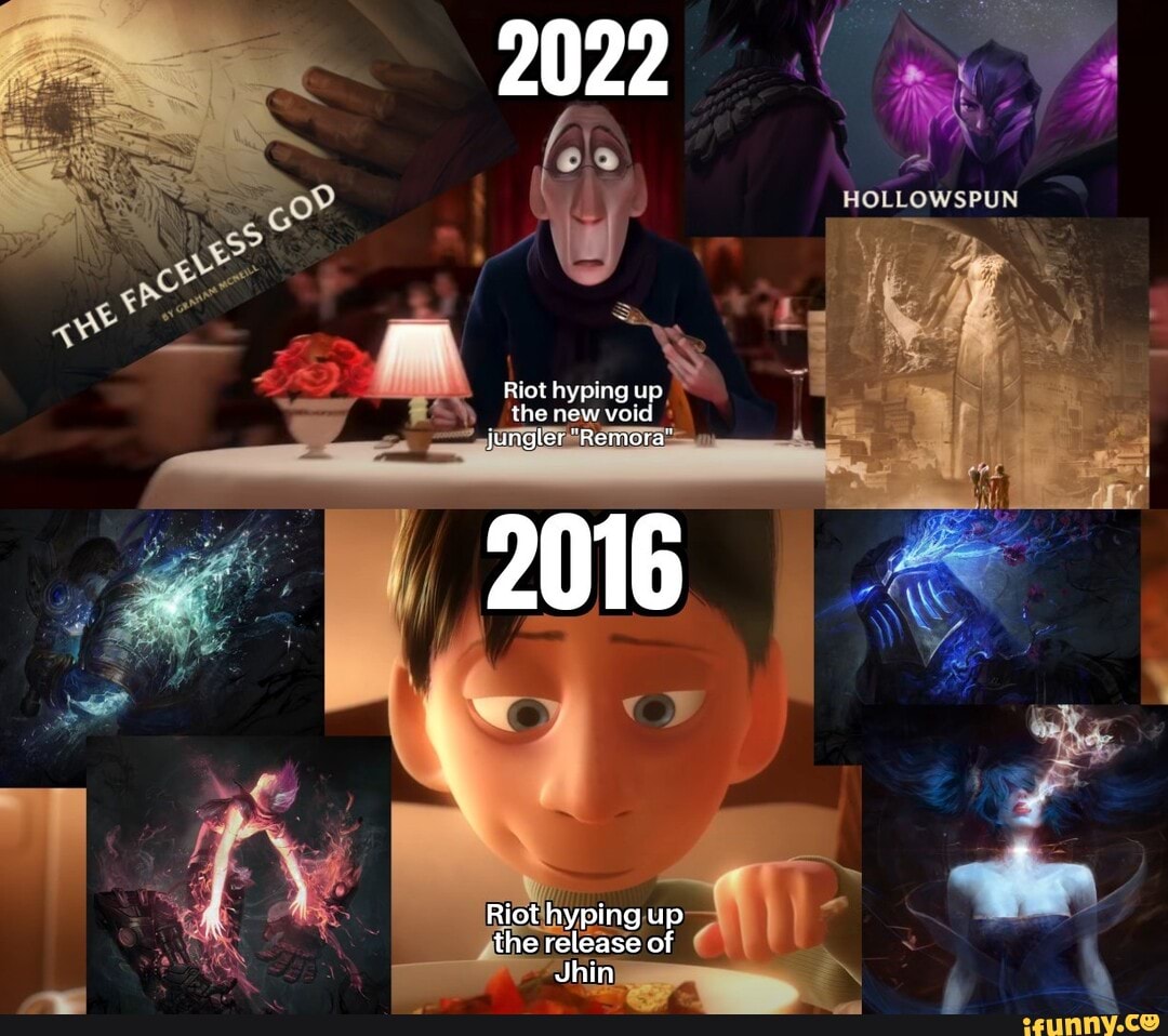 2022 HOLLOWSPUN Riot hyping up the new void jungler "Remora" 2016 Riot ...