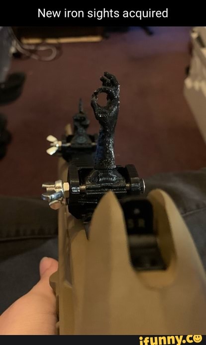 Iron Sights Memes Best AR 15 Battlesight Zero Distance Pew Pew