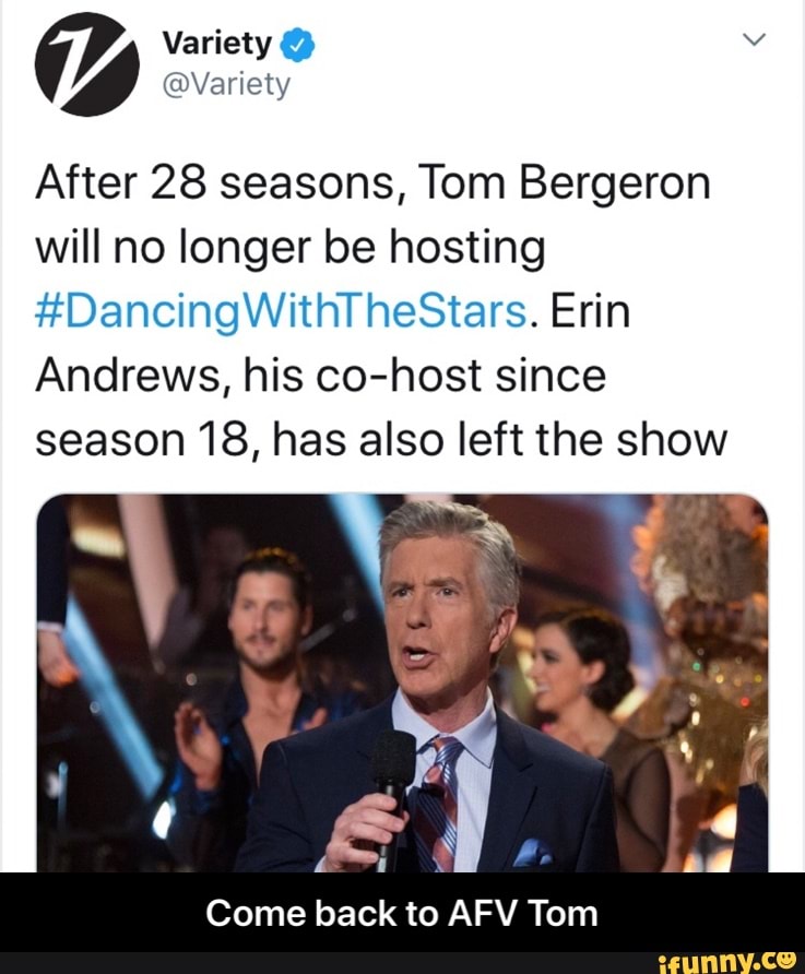 After 28 seasons, Tom Bergeron will no longer be hosting ...