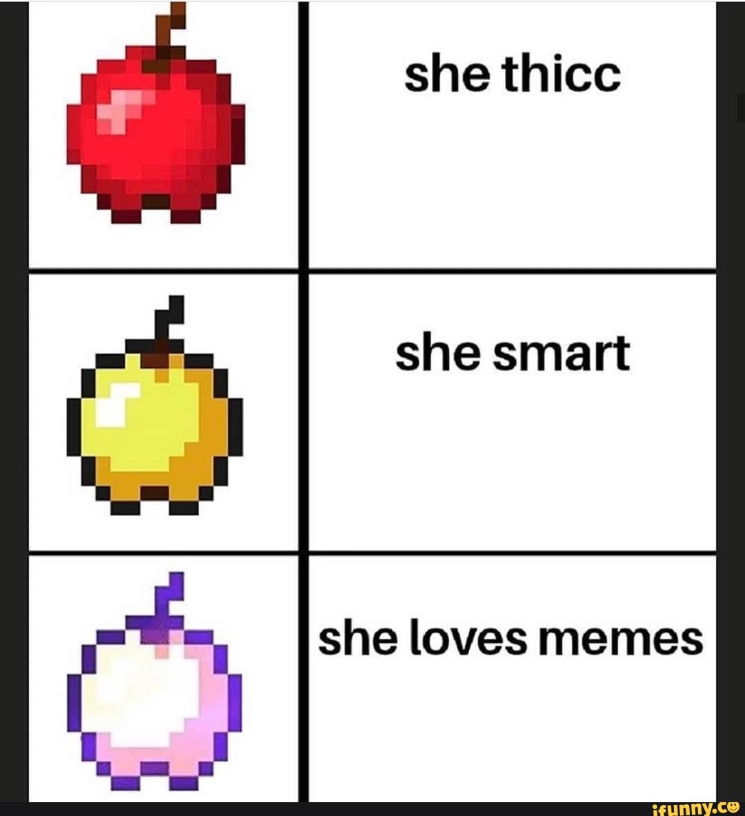 She thicc Pa she loves memes - iFunny