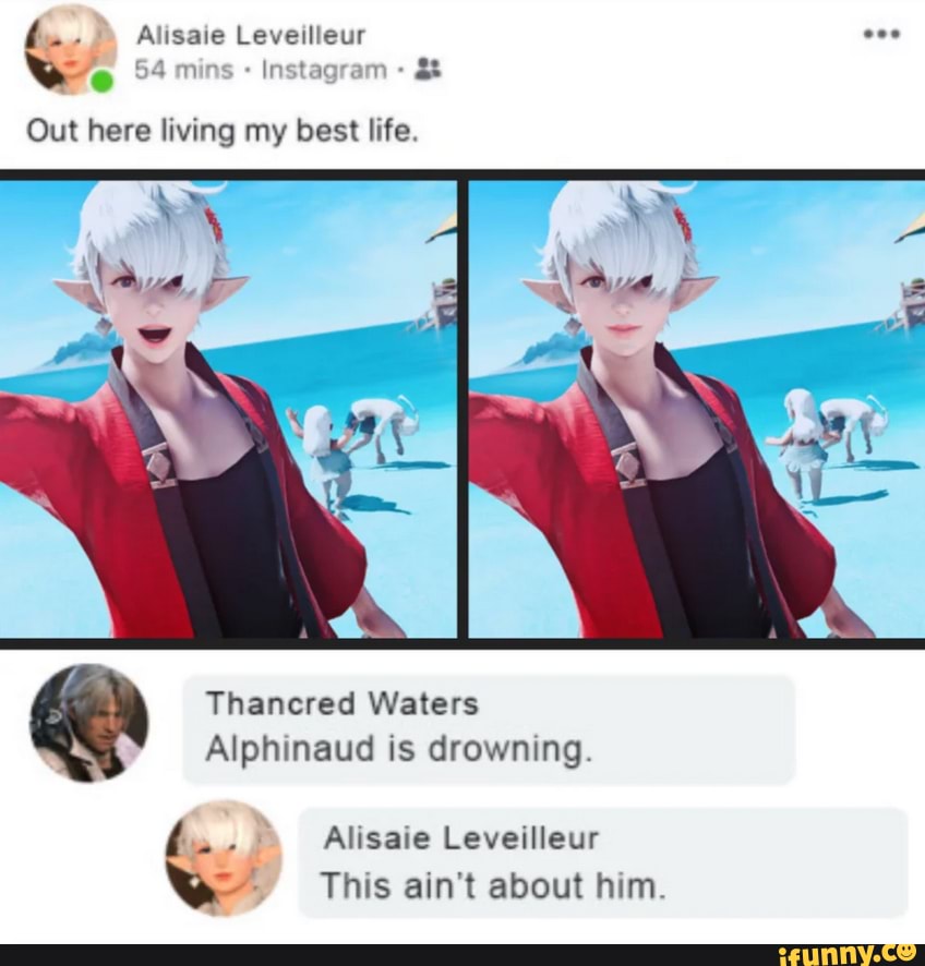 Thancred memes. Best Collection of funny Thancred pictures on iFunny